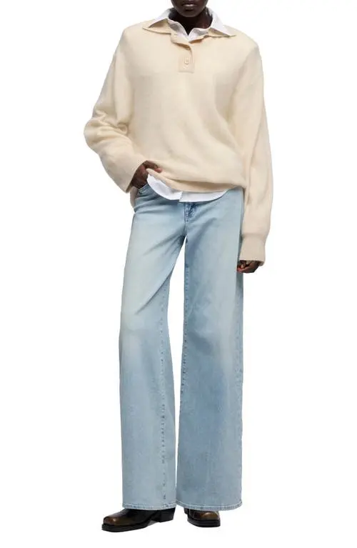 7 For All Mankind Lotta Tailorless Wide Leg Jeans