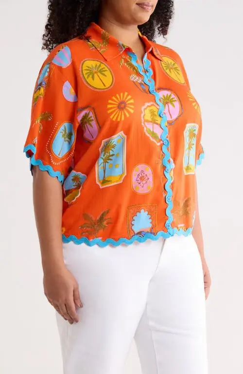 SUGARLIPS Maury Postcard Shirt