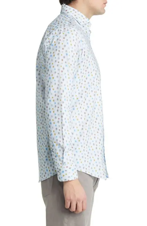 BRAX Harold Dandelion Print Button-up Shirt