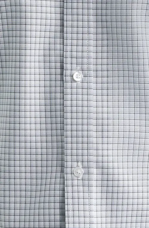 DANIEL HECHTER Modern Fit Check Textured Cotton Dress Shirt