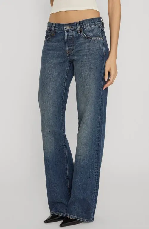 FRAME X Amelia Gray The Gray Relaxed Bootcut Jeans - Tolerate