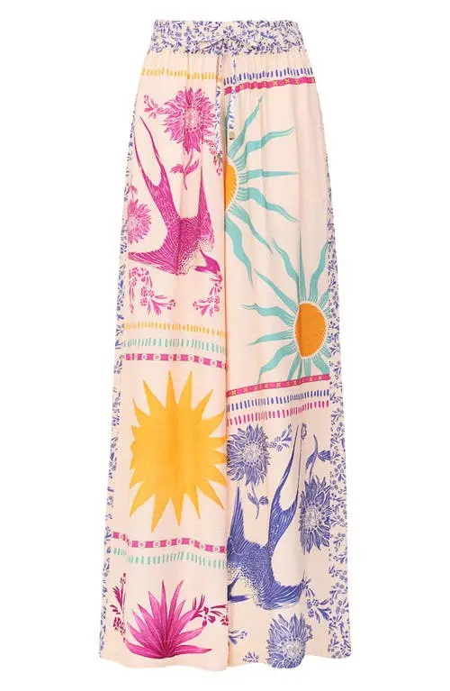 Agua Bendita Janis Alina Wide Leg Cover-up Pants
