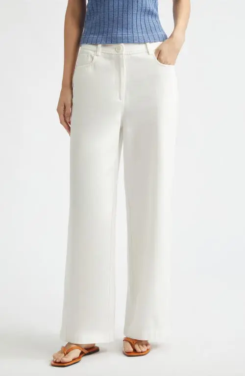 TOCCIN Blair Weekend Wide Leg Jeans - Optic