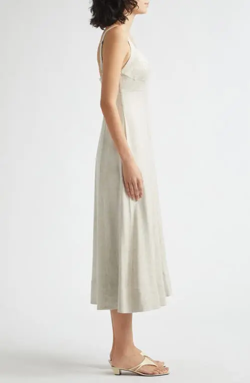 TOCCIN Arya Bustier Sleeveless Midi Dress - Desert