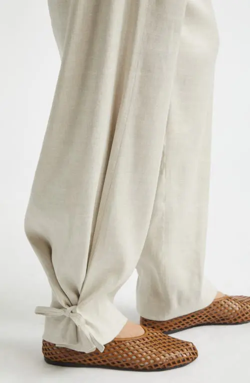 TOCCIN Elowen Wide Leg Linen Blend Pants