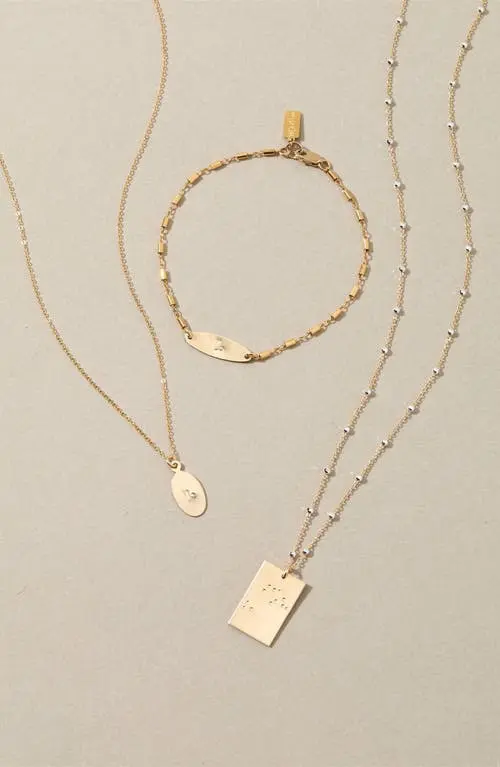 SET & STONES Zodiac Sign Id Bracelet