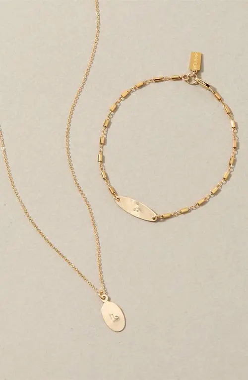 SET & STONES Zodiac Sign Id Bracelet