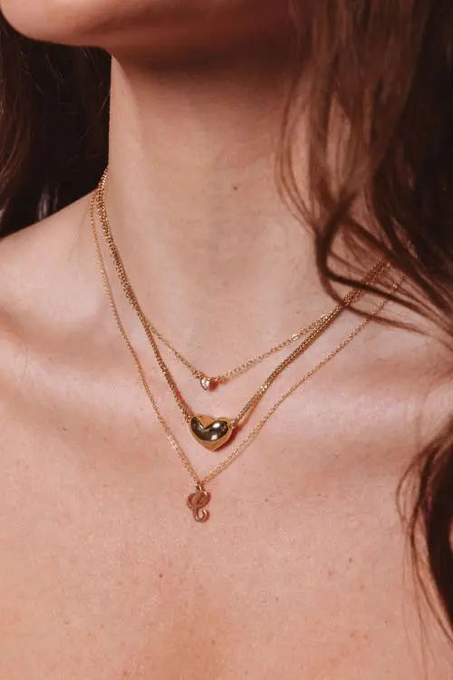 SET & STONES Gianna Initial Necklace
