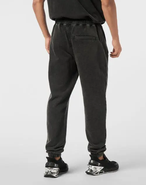 PLEIN SPORT Jogging Pants Cold Dye - Black