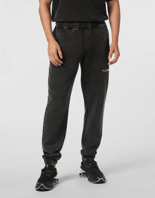 PLEIN SPORT Jogging Pants Cold Dye - Black
