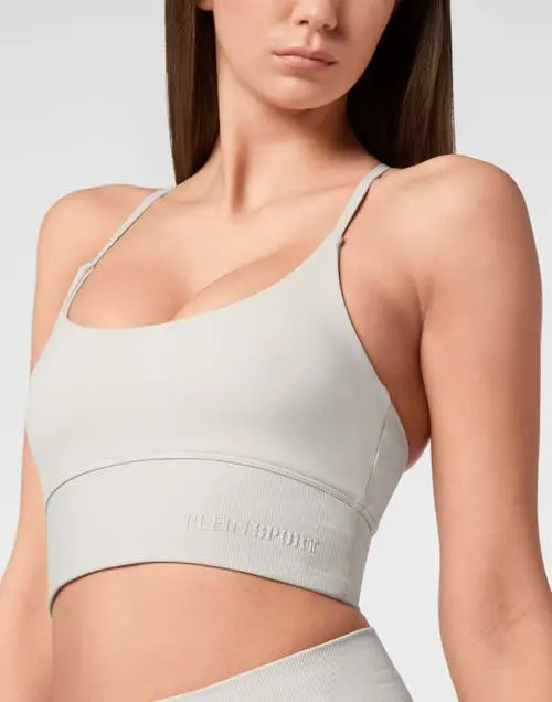 PLEIN SPORT Sport Bra - Grey