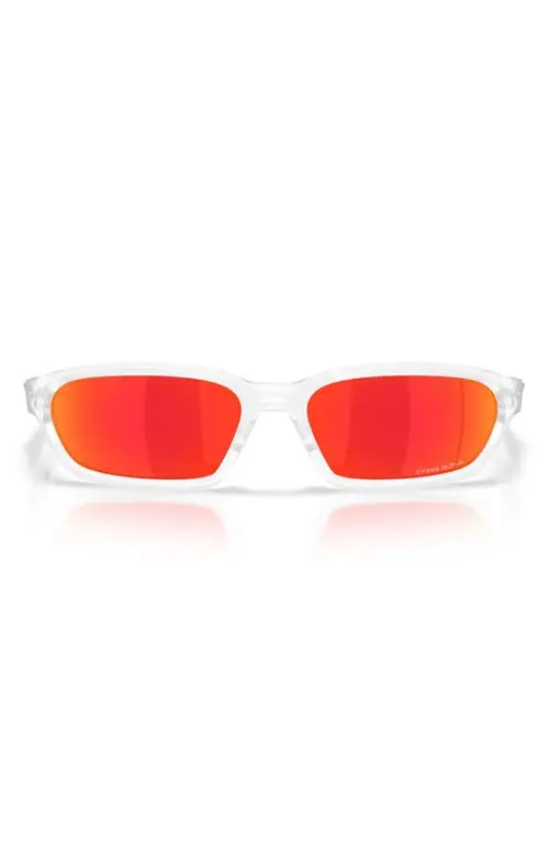 Oakley Terraforma Rectangle Sunglasses - Matte Clear/prizm Ruby