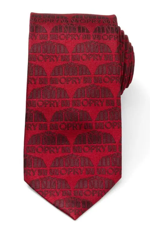 CUFFLINKS, INC. Grand Ole Opry Jacquard Woven Neck Tie - Red
