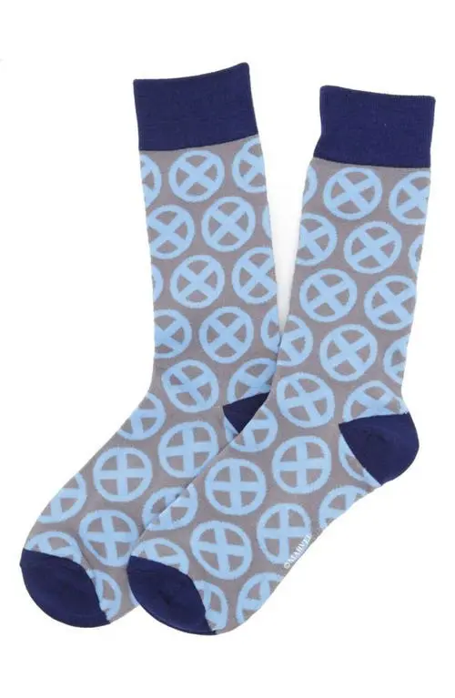 CUFFLINKS, INC. Marvel X-men Lapel Pin And Crew Socks Set