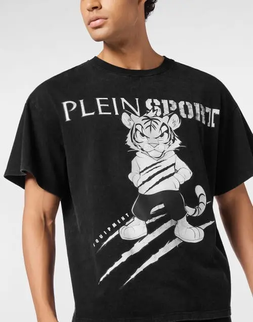 PLEIN SPORT T-shirt Round Neck Ss Tiger
