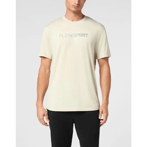 PLEIN SPORT Reflective T-shirt Round Neck Ss - Grey