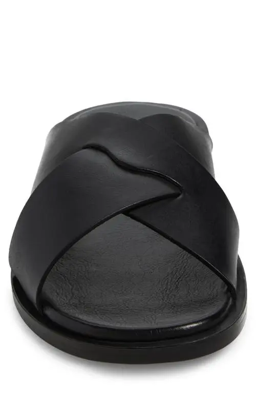Tecovas Lexington Leather Slide Sandal - Midnight