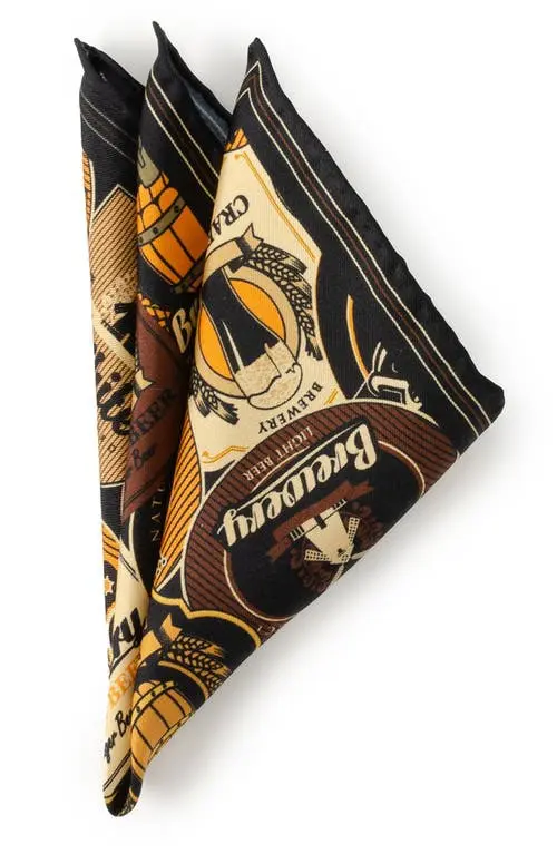 CUFFLINKS, INC. Beer Mug Themed Neck Tie, Pocket Square, And Set