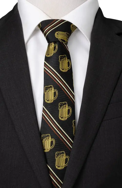 CUFFLINKS, INC. Beer Mug Themed Neck Tie, Pocket Square, And Set