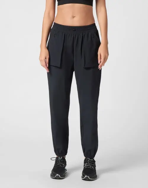 PLEIN SPORT High-waisted Stretch Jogging Pants - Black