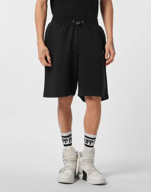 Philipp Plein Jogging Shorts Placca