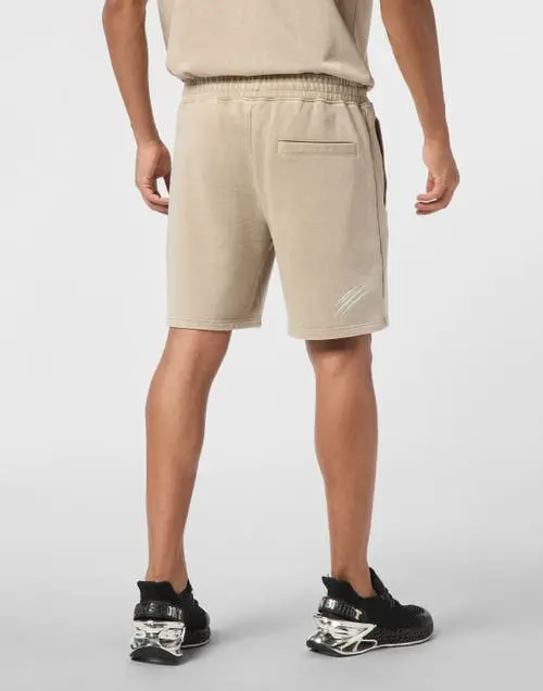 PLEIN SPORT Jogging Shorts Cold Dye - Beige