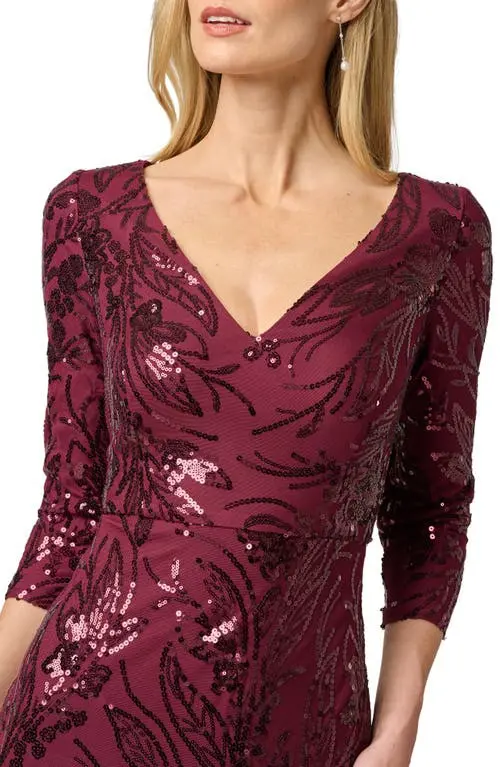 Adrianna Papell Sequin Gown