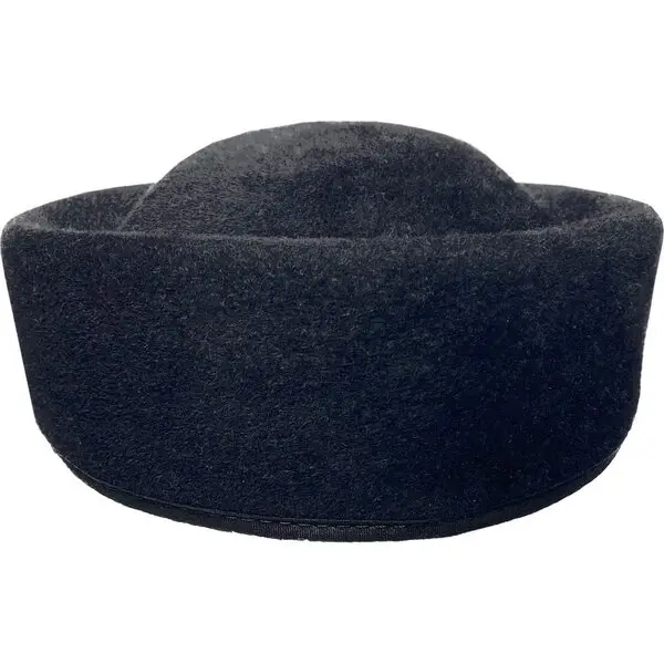 BINATA MILLINERY Pillbox Fascinator Hat - Black