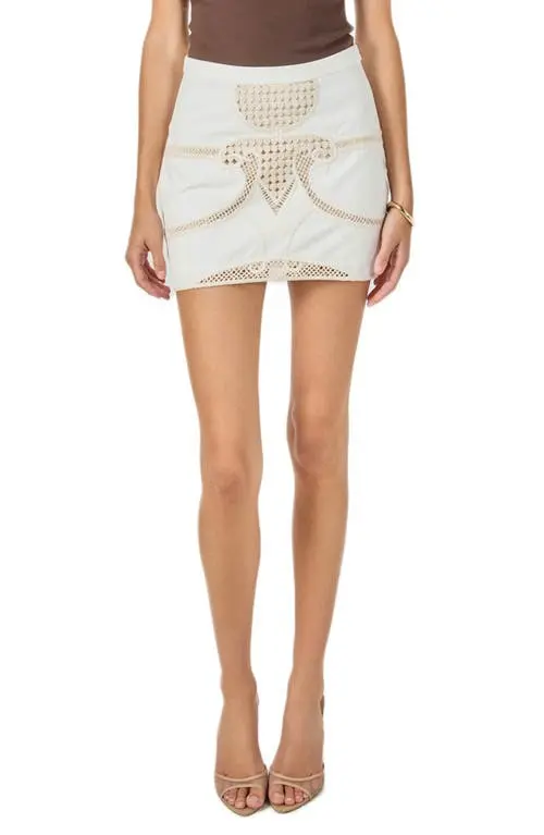 Endless Rose Crochet Miniskirt