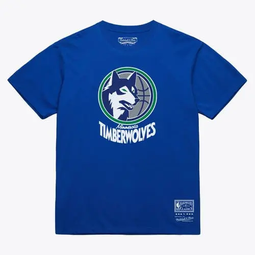 Mitchell & Ness Minnesota Timberwolves Hardwood Classics Arch T-shirt - Royal