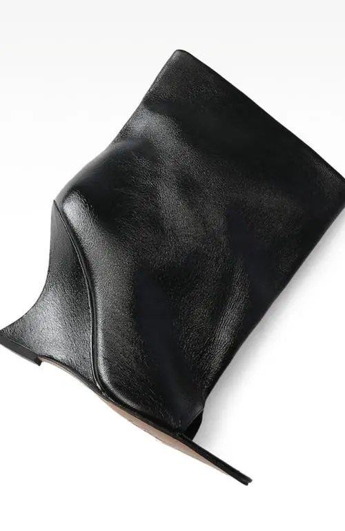 NAKED WOLFE Reptile Embossed Leather - Black