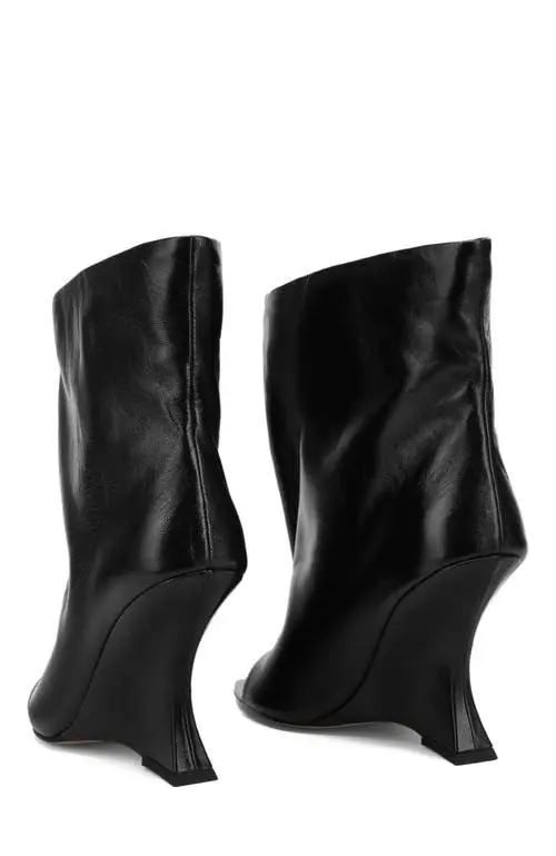 NAKED WOLFE Reptile Embossed Leather - Black