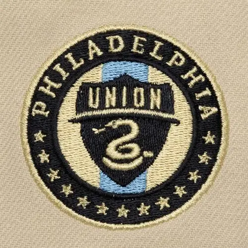 Mitchell & Ness Navy Philadelphia Union Upside Down Pro Pinch Snapback Hat