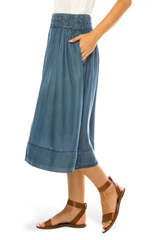 A COLLECTIVE STORY Smock Waist Midi Skirt