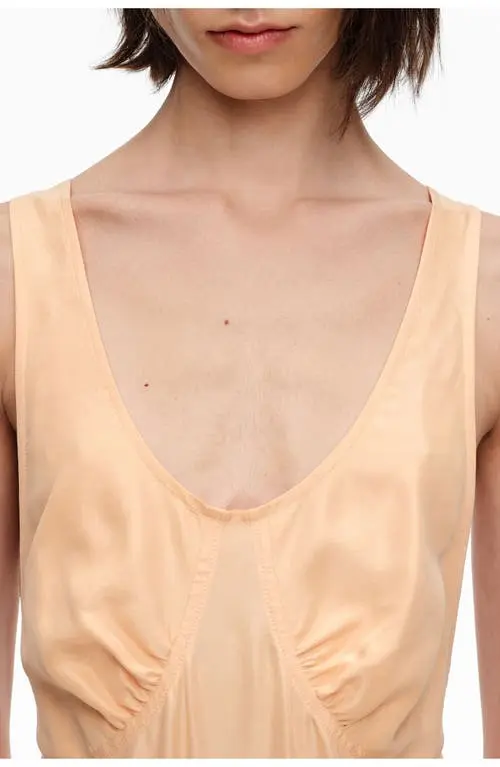 Bimba Y Lola Silk Cross-back Midi Dress