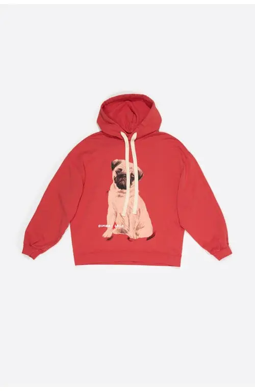 Bimba Y Lola Pug Logo Hoodie - Red
