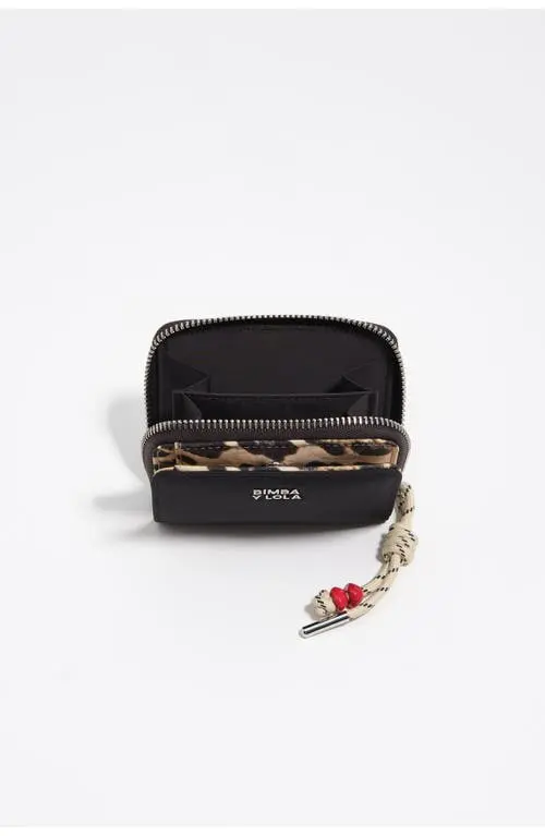 Bimba Y Lola Nylon Flap Wallet - Graphite