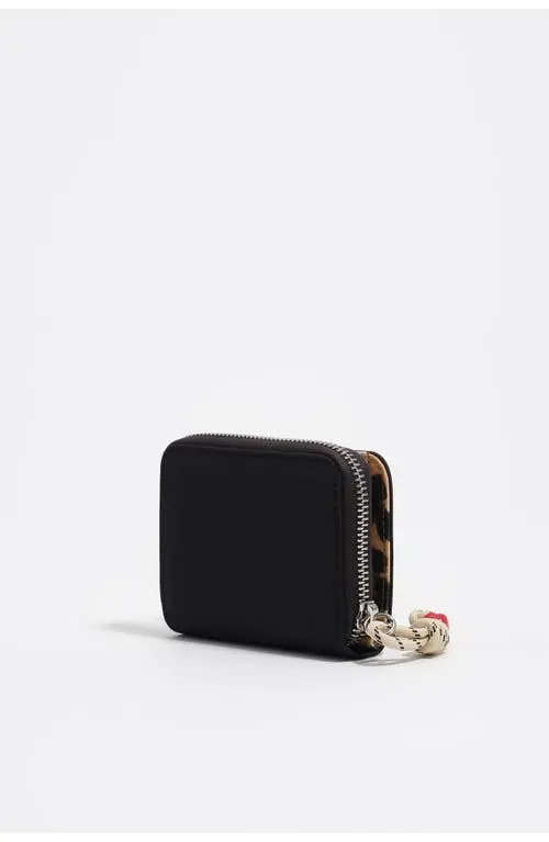 Bimba Y Lola Nylon Flap Wallet - Graphite