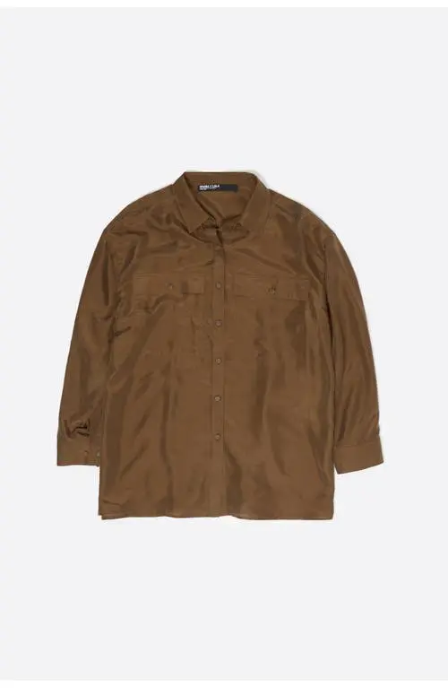 Bimba Y Lola Oversize Silk Shirt
