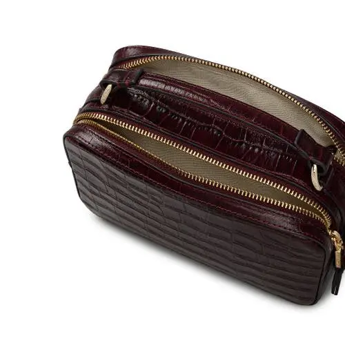 RADLEY Hadley Lane Faux Croc Ziptop Crossbody Bag