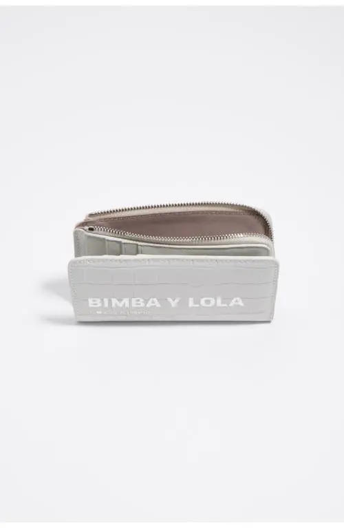 Bimba Y Lola Embossed Compact Purse