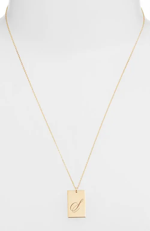 SET & STONES Stella Initial Pendant Necklace