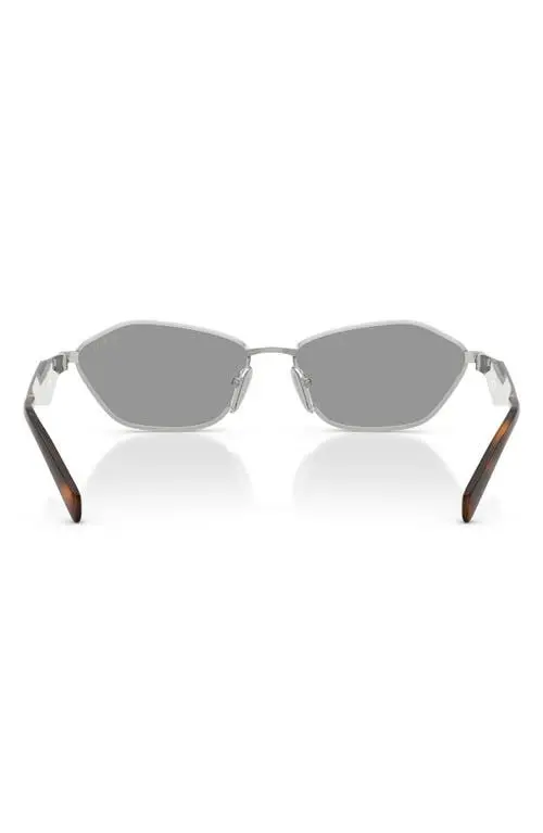 Prada 57mm Irregular Sunglasses