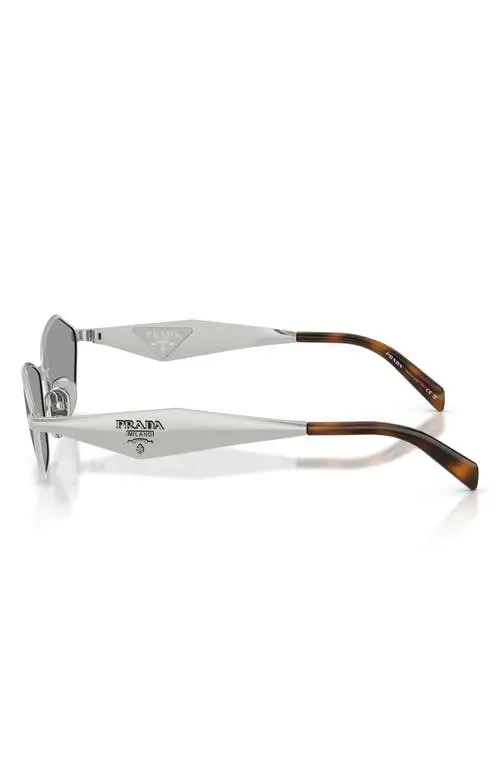 Prada 57mm Irregular Sunglasses