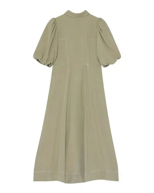 Mint Velvet Utility Zip Midi Shirt Dress