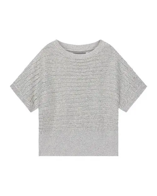 Mint Velvet Metallic Batwing Knit Top