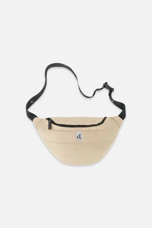 DEUX PAR DEUX Water-repellent Adjustable Strap Stroller Changing Sling Bag - Beige