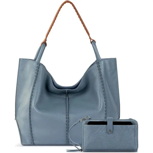 THE SAK Los Feliz Large Tote & Iris Smartphone Bundle - Maritime