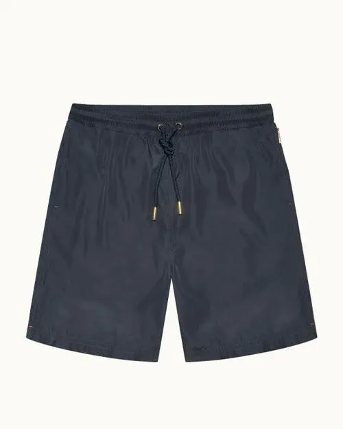 Orlebar Brown Long Drawcord Swim Shorts - Granite