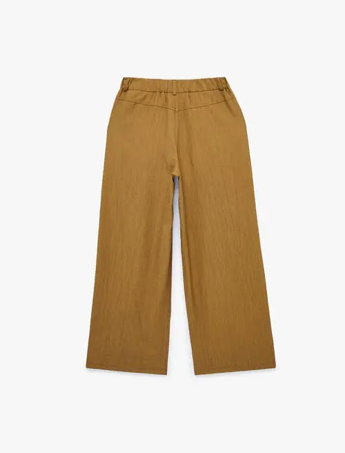 KOTON Pleated Wide Leg Trousers With Pocket